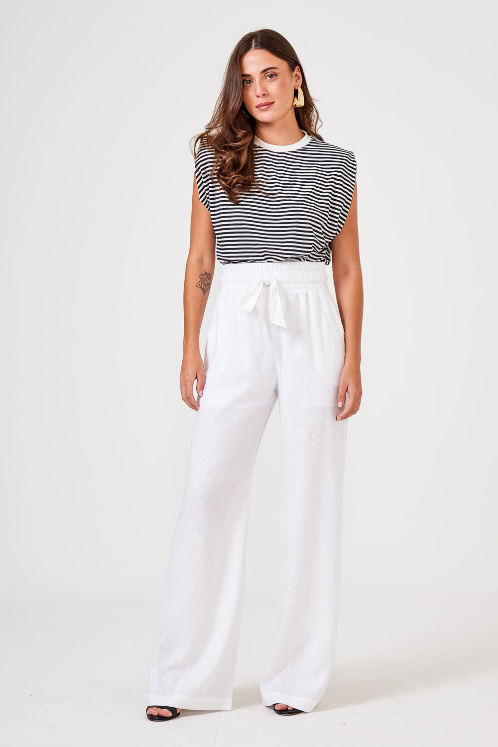 REGATA MUSCLE LISTRADA - Maria Emília